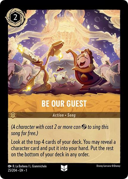 Be Our Guest - The First Chapter - Disney Lorcana - TCGplayer.com