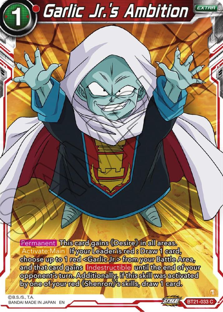 Garlic Jr.'s Ambition - Wild Resurgence - Dragon Ball Super: Masters ...