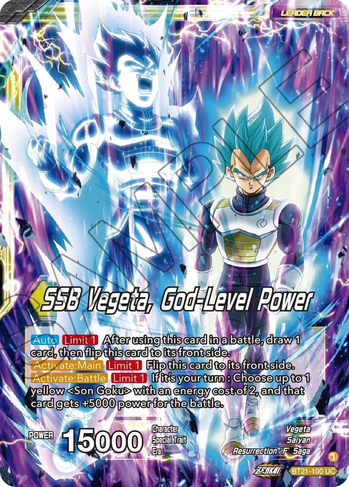 SSB Son Goku // SSB Vegeta, God-Level Power - Wild Resurgence - Dragon ...