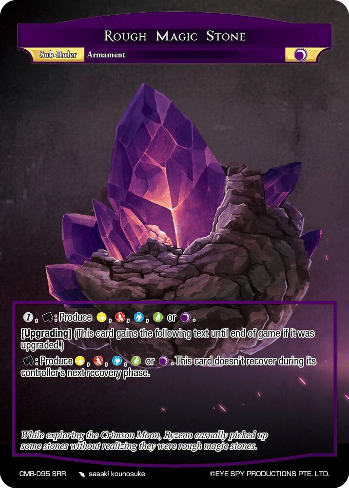 Rough Magic Stone - Crimson Moon's Battleground - Force of Will ...