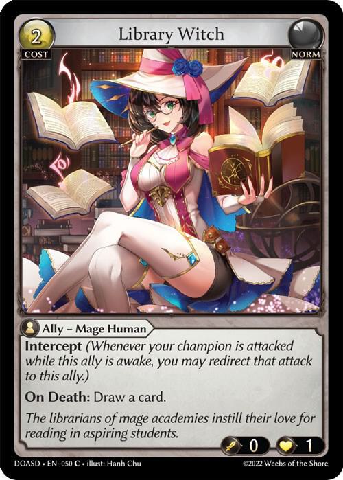 Library Witch - Dawn of Ashes Starter Decks - Grand Archive TCG