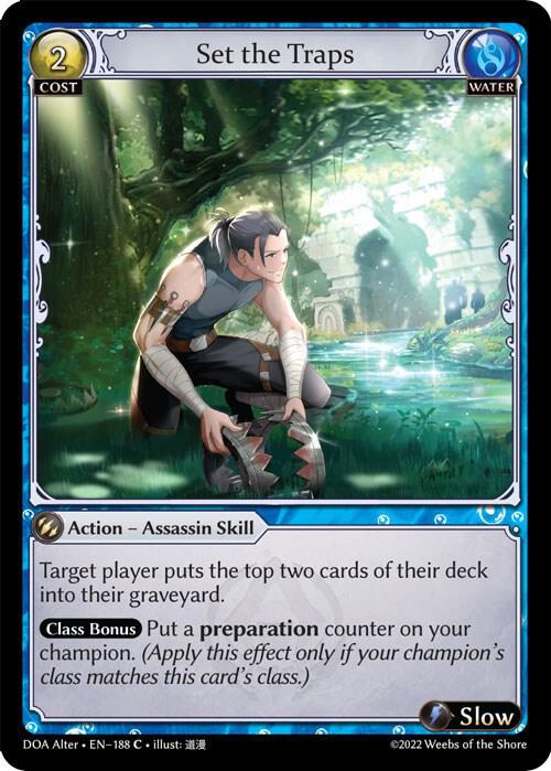 Set the Traps - Dawn of Ashes Alter Edition - Grand Archive TCG ...