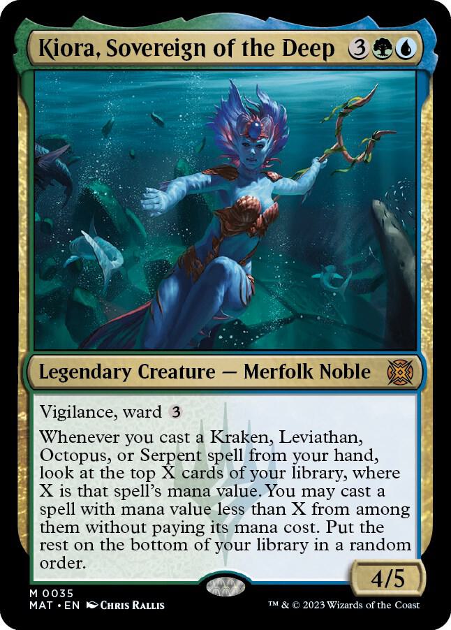 Kiora, Sovereign of the Deep - March of the Machine: The Aftermath - Magic: The Gathering ...