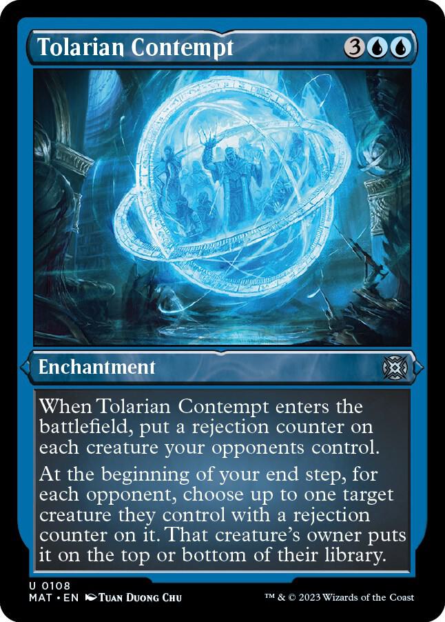 Tolarian Contempt (Foil Etched) - March of the Machine: The Aftermath ...