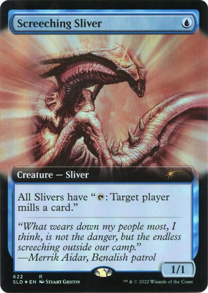 Screeching Sliver (Extended Art) - Secret Lair Drop Series - Magic: The ...