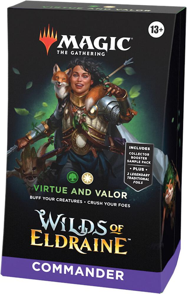 Wilds of Eldraine Commander Deck - Virtue and Valor - Commander: Wilds of Eldraine - Magic: The ...