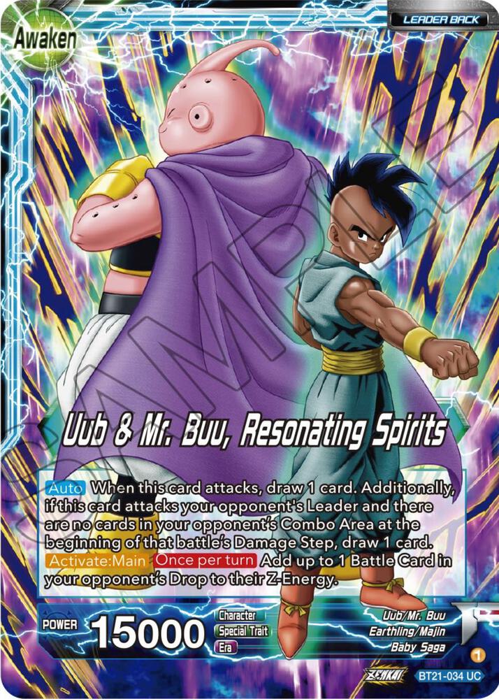 Uub // Uub & Mr. Buu, Resonating Spirits - Wild Resurgence - Dragon ...