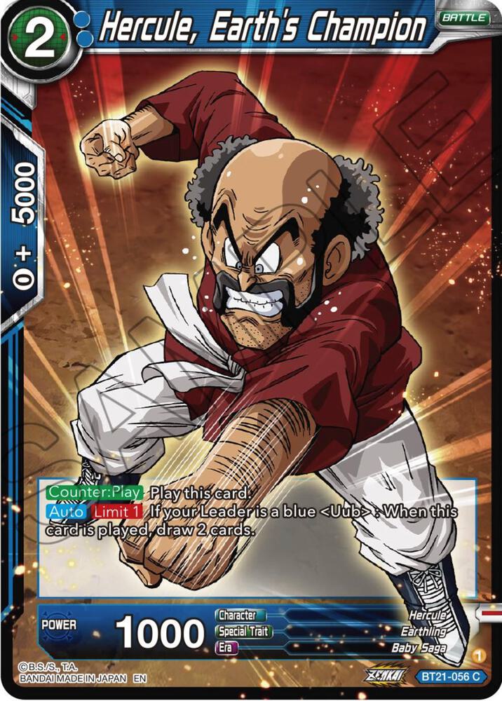 Hercule, Earth's Champion - Wild Resurgence - Dragon Ball Super ...