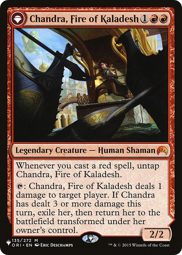 Chandra, Fire of Kaladesh - The List Reprints - Magic: The Gathering ...