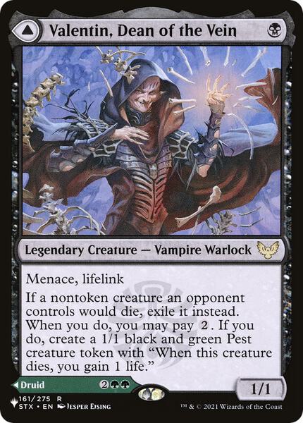 Valentin, Dean of the Vein - The List Reprints - Magic: The Gathering ...
