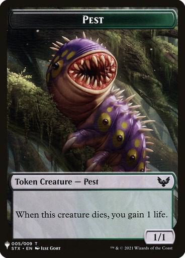 Pest // Emblem - Jace, Telepath Unbound Double-Sided Token - The List ...