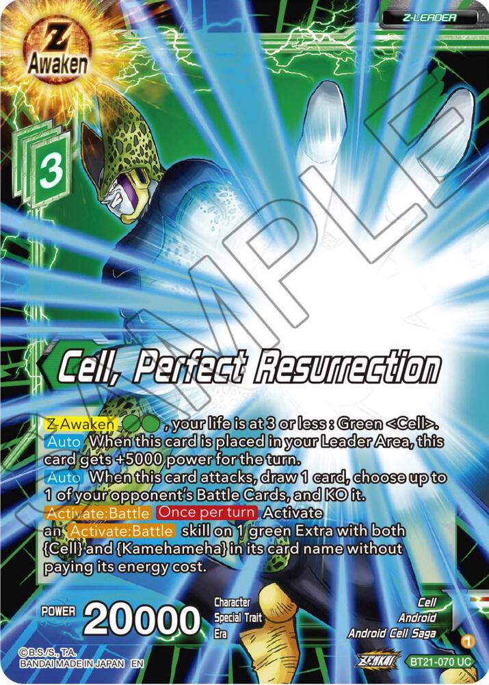 Cell, Perfect Resurrection - Wild Resurgence - Dragon Ball Super ...