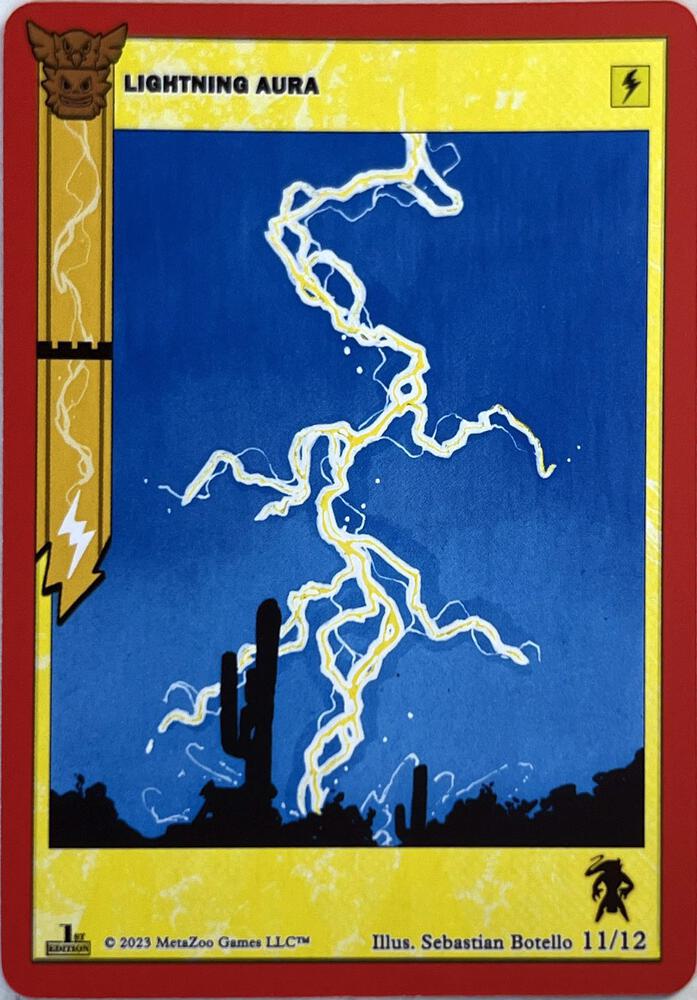 Lightning Aura - Native: First Edition Release Event Deck - MetaZoo ...