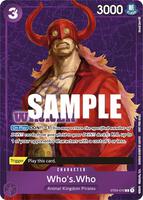 Who's.Who (Tournament Pack Vol. 3) [Winner] - One Piece Promotion Cards ...