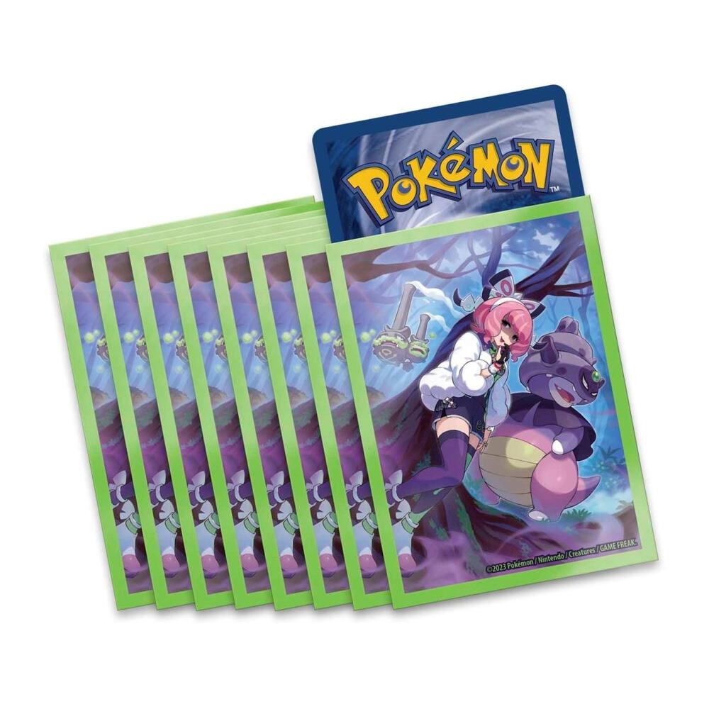 Pokemon TCG: Iono Premium Tournament Collection Box Card Sleeves (65 ...