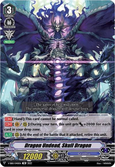 Dragon Undead, Skull Dragon (Foil) - V-SS10 Premium Battle Deckset 2023 - Cardfight Vanguard