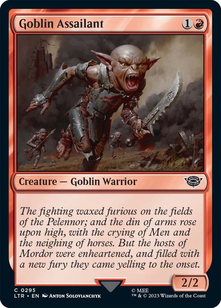 Goblin Assailant - Universes Beyond: The Lord of the Rings: Tales of ...