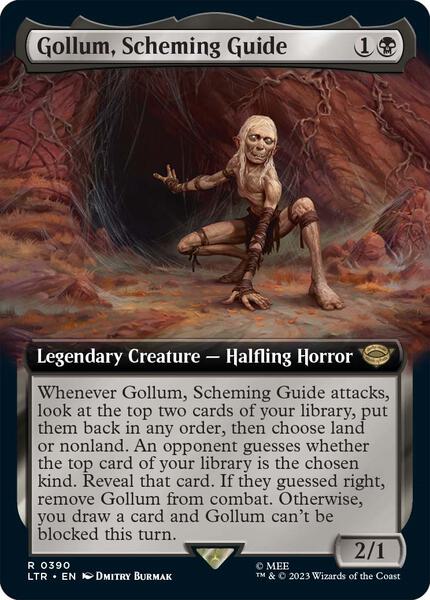 Gollum, Scheming Guide (Extended Art) - Universes Beyond: The Lord of ...