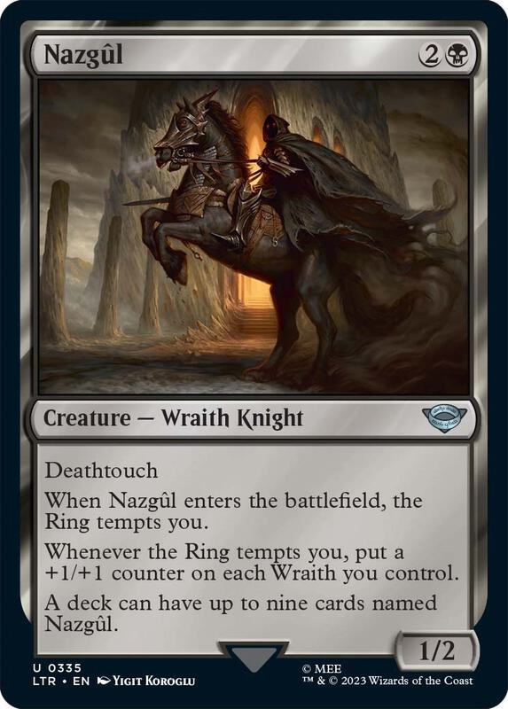Nazgul Battle-Mace (Borderless) - Commander: The Lord of the Rings ...