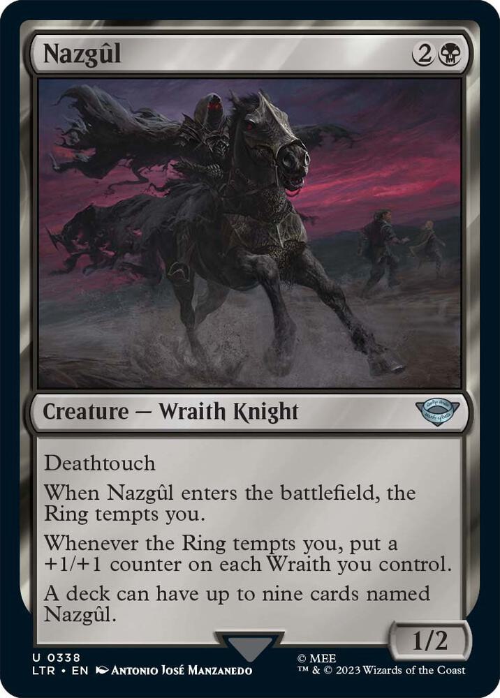 Nazgul Battle-Mace (Borderless) - Commander: The Lord of the Rings ...