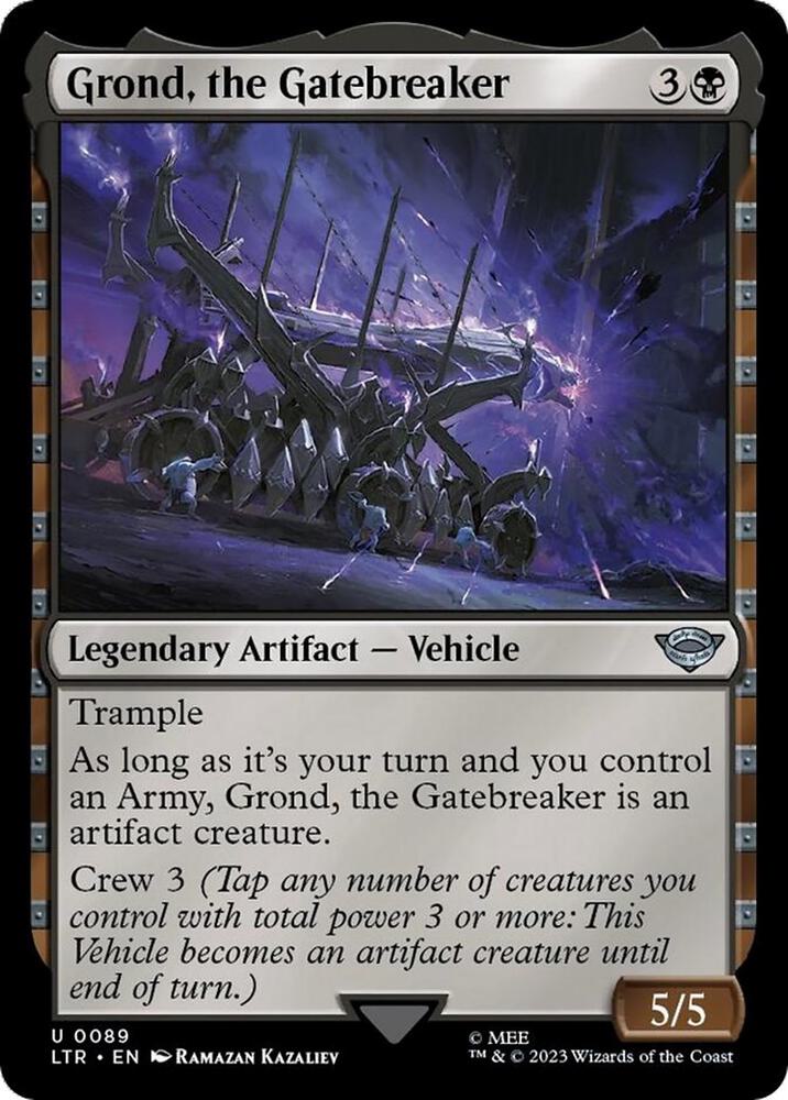 Grond, the Gatebreaker - Universes Beyond: The Lord of the Rings: Tales ...