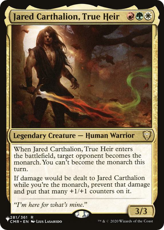Jared Carthalion, True Heir - The List Reprints - Magic: The Gathering ...