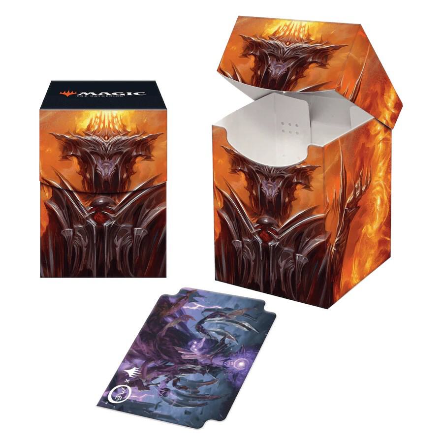 The Lord of the Rings: Tales of Middle-earth Sauron (V2) 100+ Deck Box ...