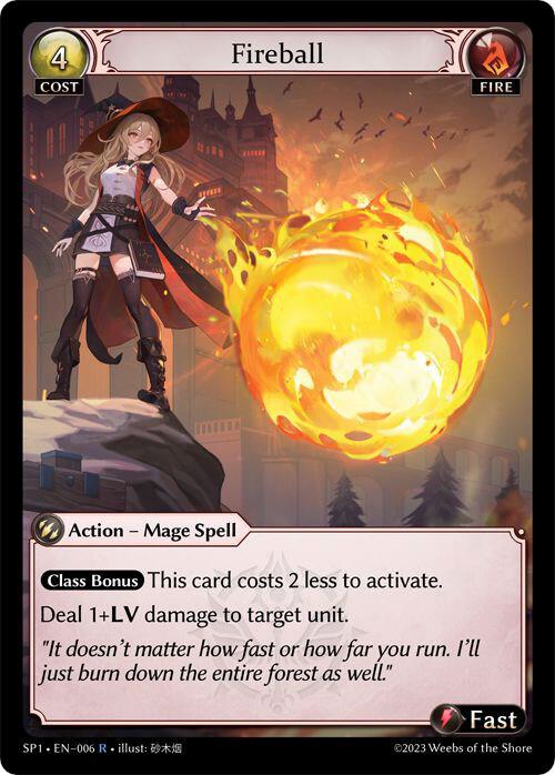 Fireball - Supporter Pack 1 - Grand Archive TCG - TCGplayer.com