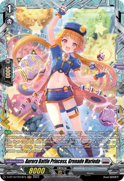 Aurora Battle Princess, Grenade Marieda (FR) - D-BT10: Dragon Masquerade - Cardfight Vanguard