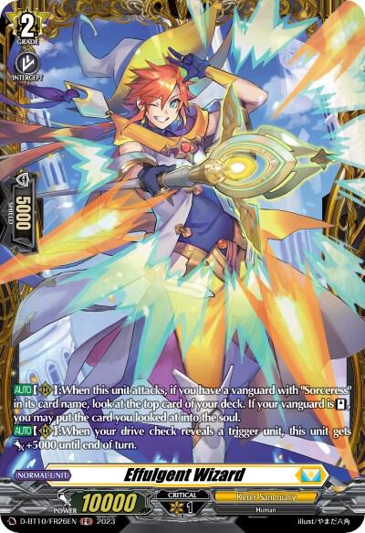 Effulgent Wizard (FR) - D-BT10: Dragon Masquerade - Cardfight Vanguard