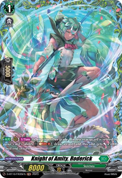 Knight of Amity, Roderick (FR) - D-BT10: Dragon Masquerade - Cardfight ...