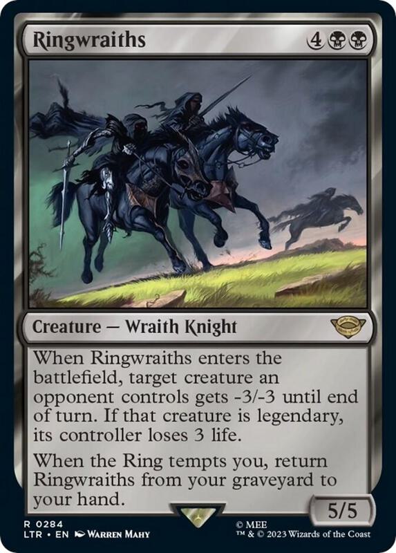 Nazgul Battle-Mace (Borderless) - Commander: The Lord of the Rings ...