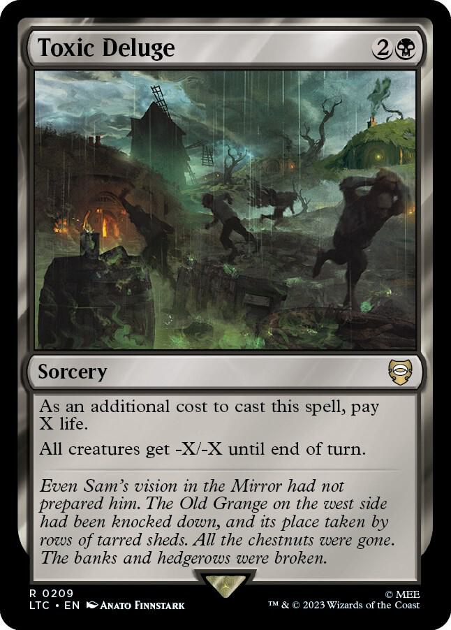 Toxic Deluge - Commander: The Lord of the Rings: Tales of Middle-earth - Magic: The Gathering ...