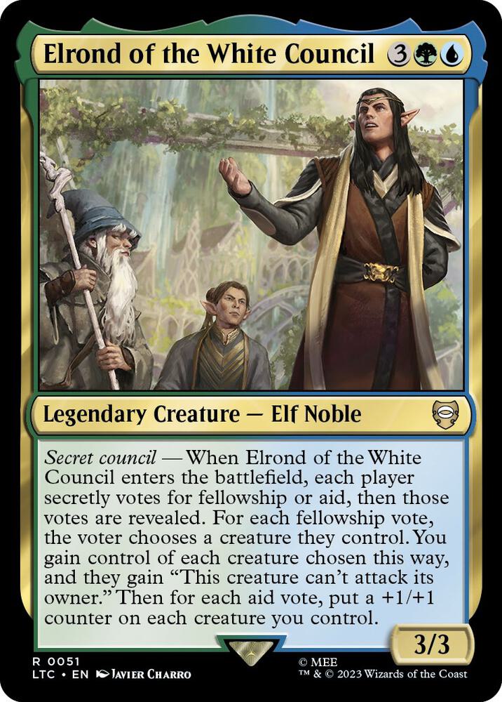 Elrond of the White Council - Commander: The Lord of the Rings: Tales ...