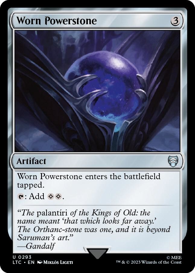 Worn Powerstone - Commander: The Lord of the Rings: Tales of Middle ...
