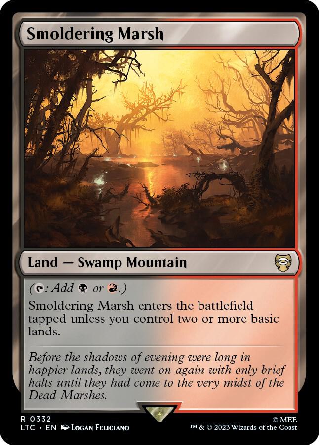 Smoldering Marsh - Commander: The Lord of the Rings: Tales of Middle ...