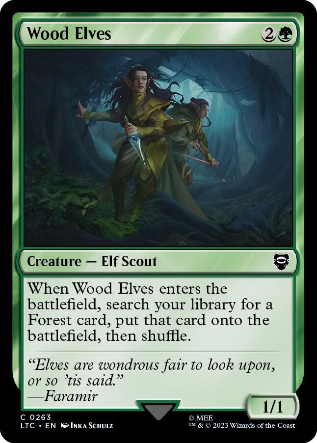 Wood Elves - Commander: The Lord of the Rings: Tales of Middle-earth - Magic: The Gathering ...