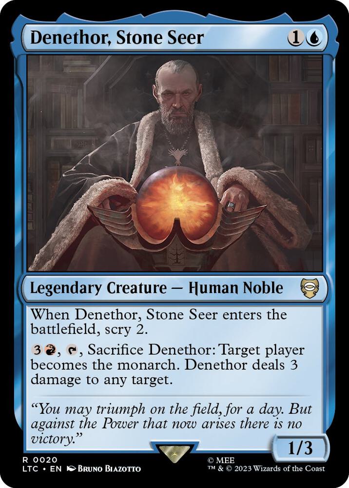 Denethor, Stone Seer - Commander: The Lord of the Rings: Tales of ...