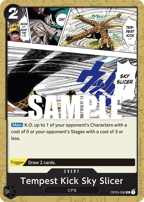 Tempest Kick Sky Slicer - Pillars of Strength - One Piece Card Game ...
