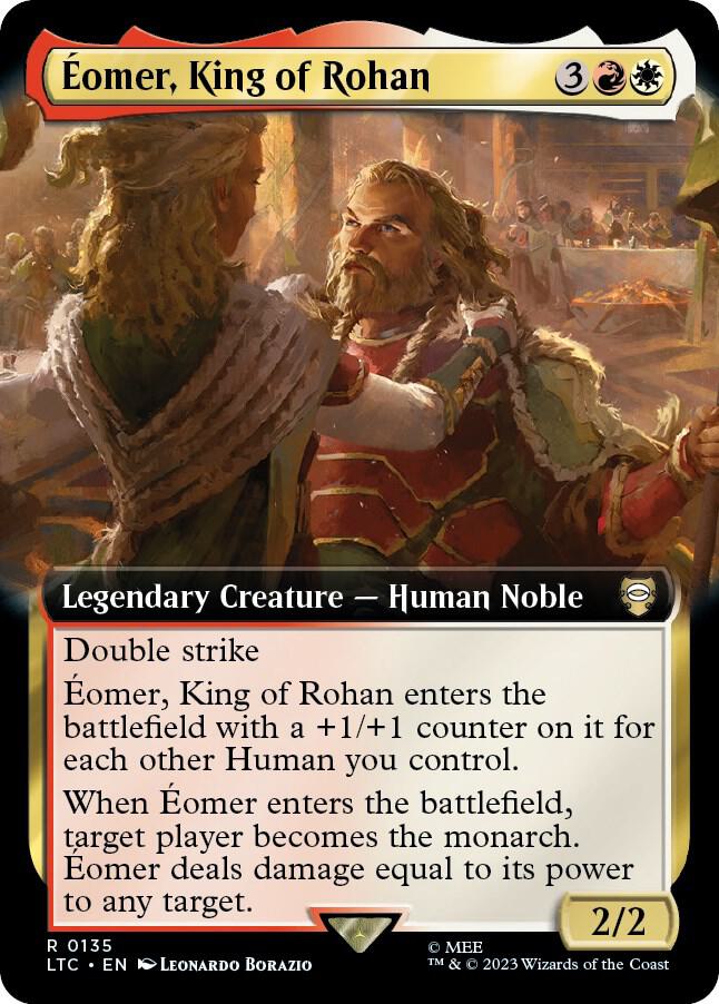 Eomer, King of Rohan (Extended Art) - Commander: The Lord of the Rings ...
