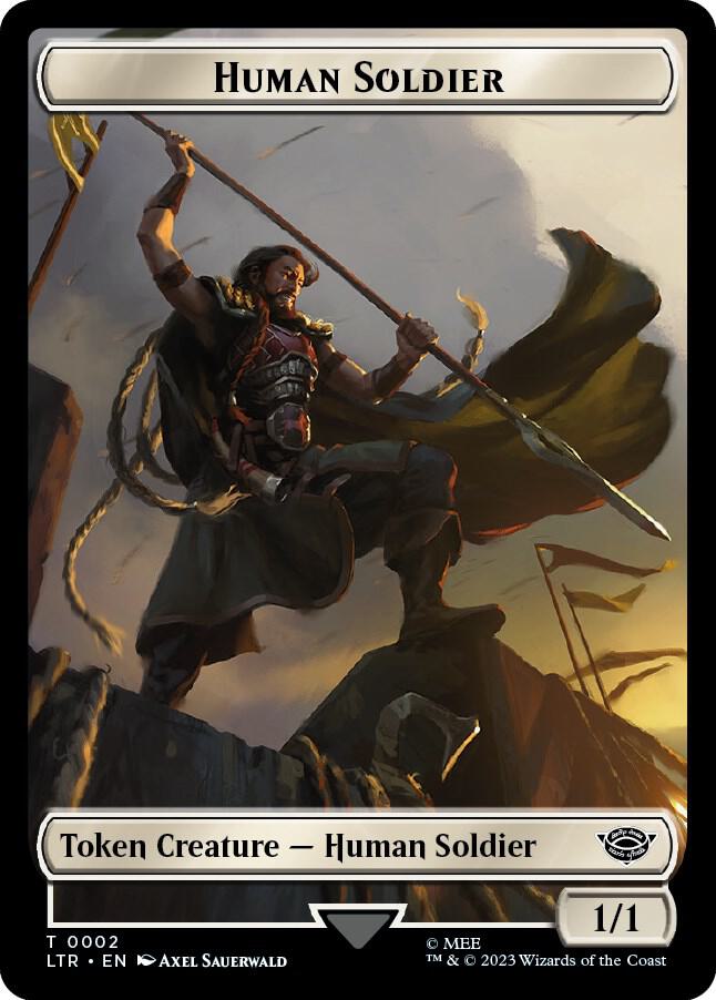 Human Soldier Token (0001) - Universes Beyond: The Lord of the Rings ...