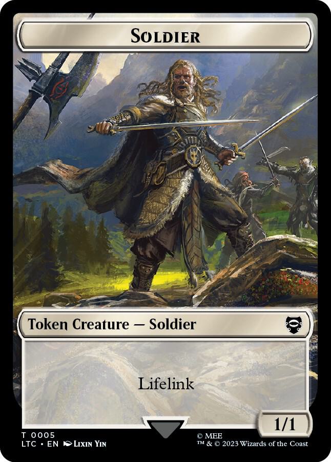 Soldier // Food (0010) Double-Sided Token - Commander: The Lord of the ...