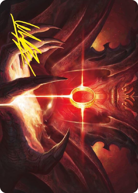 Sol Ring Art Card (Gold-Stamped Signature) - Art Series: Universes ...