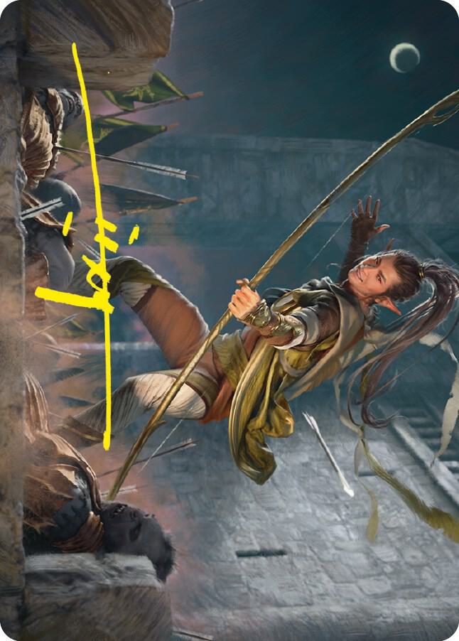 Frodo Baggins Art Card (16/81) (Gold-Stamped Signature) - Art Series ...