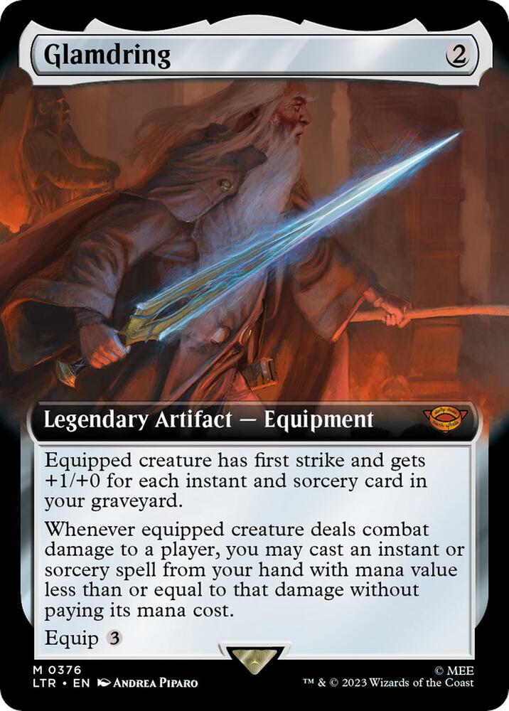 Glamdring (Extended Art) - Universes Beyond: The Lord of the Rings ...