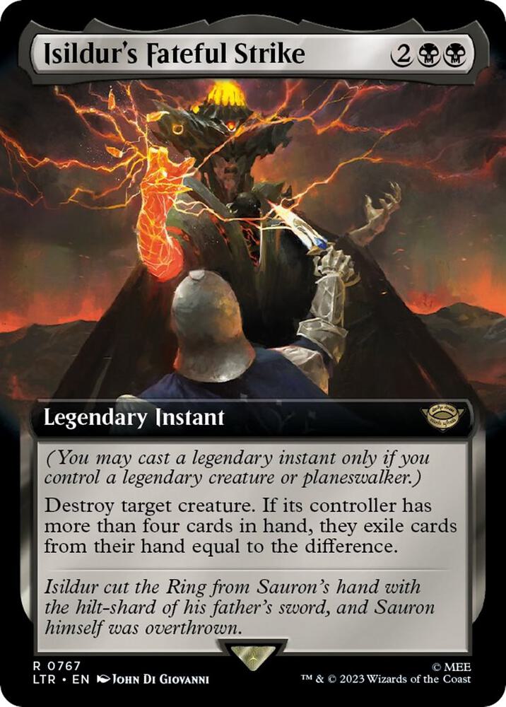 Isildur's Fateful Strike (Extended Art) (Surge Foil) - Universes Beyond ...