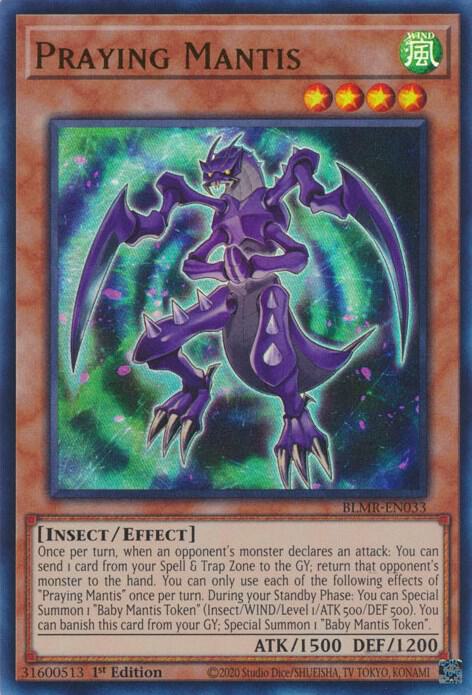 Guard Mantis - Battles of Legend: Monstrous Revenge - YuGiOh