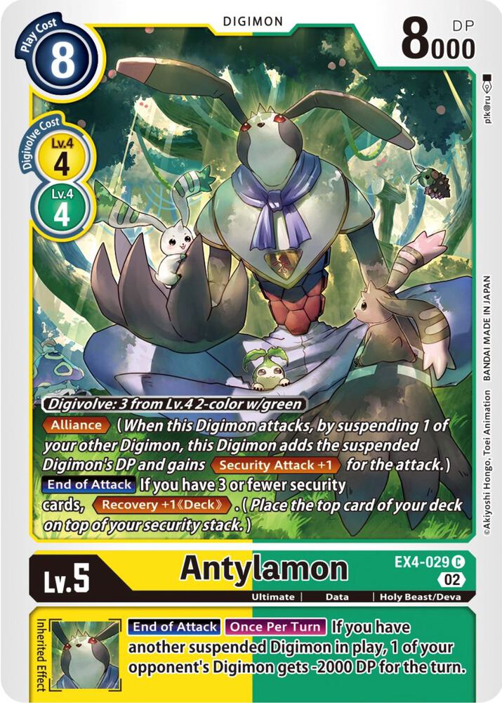 Antylamon - EX4-029 - Alternative Being Booster - Digimon Card Game - TCGplayer.com