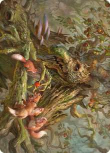 Generous Ent Art Card - Art Series: Universes Beyond: The Lord of the ...