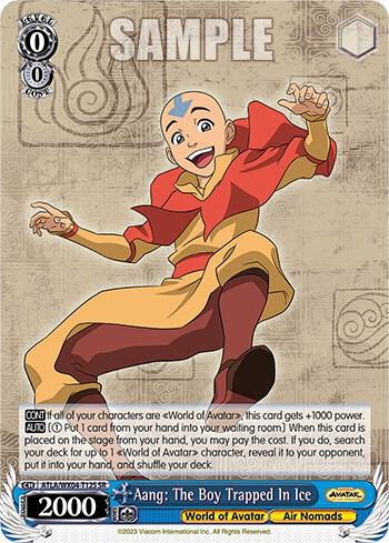 Aang: The Boy Trapped In Ice (SR) - Avatar: The Last Airbender - Weiss ...